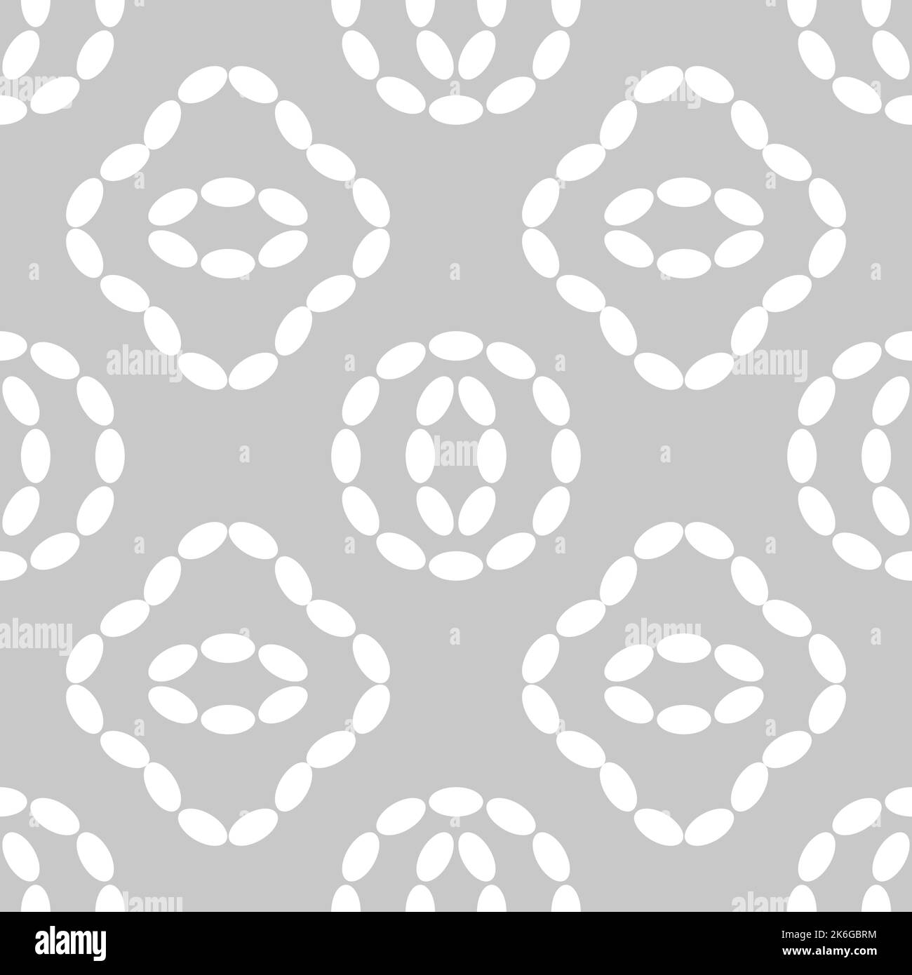 Raw faceted rice grains icon seamless pattern. Asian white seeds ...