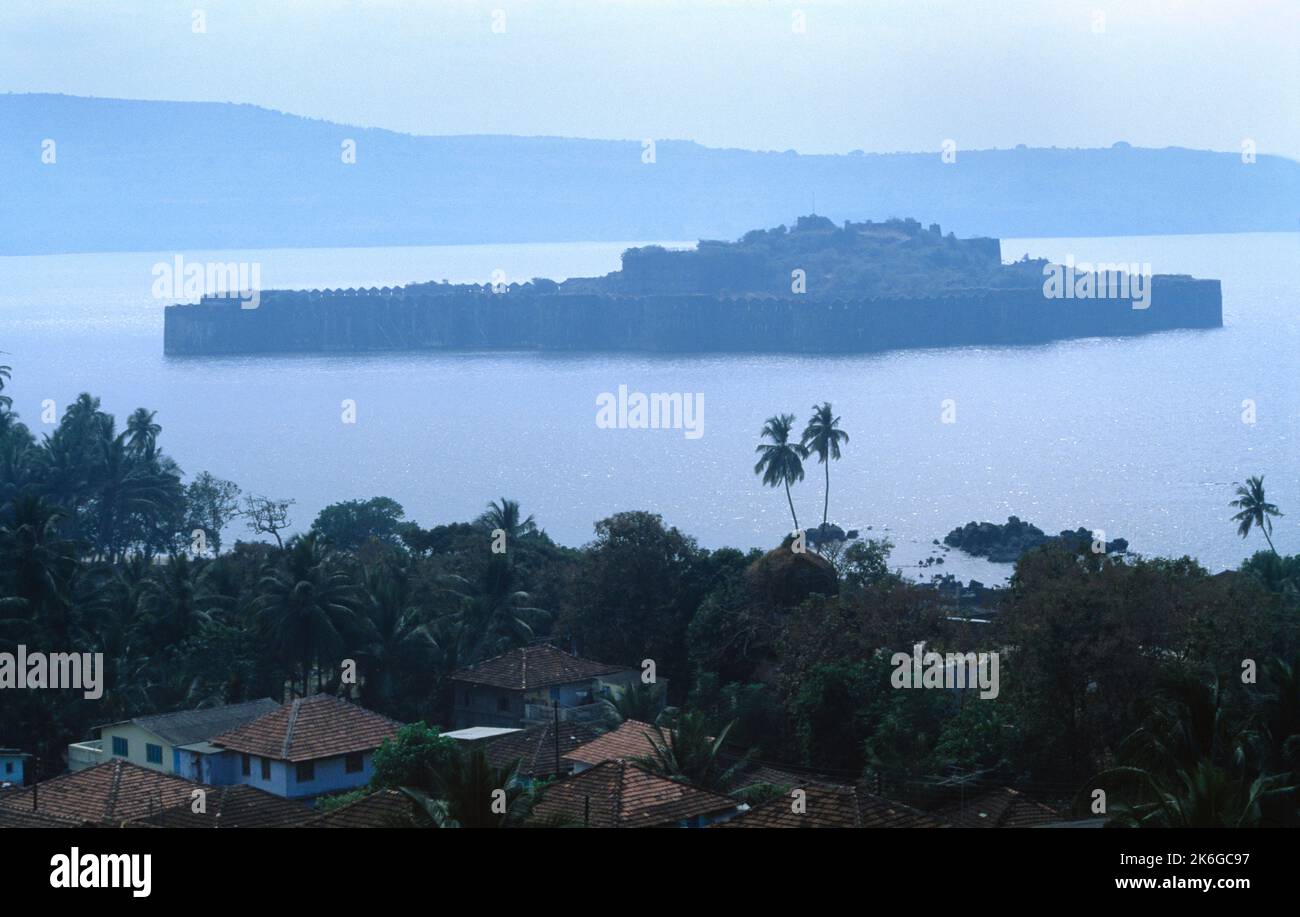 Alibag India View Of Kolaba 17th Century Fort (Murud-Janjira) From ...