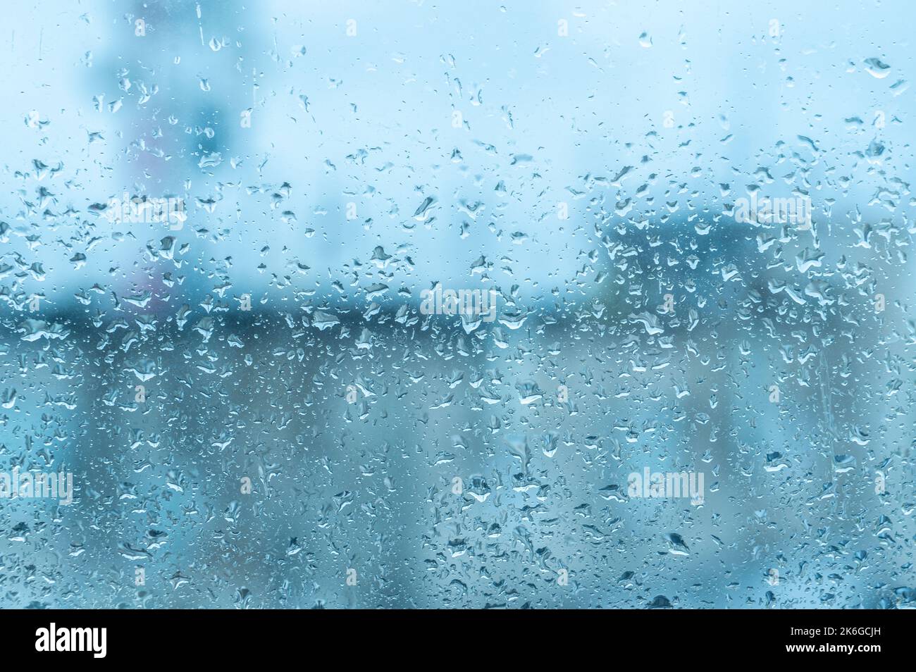 Wet glass window rainy season close up hi-res stock photography and ...