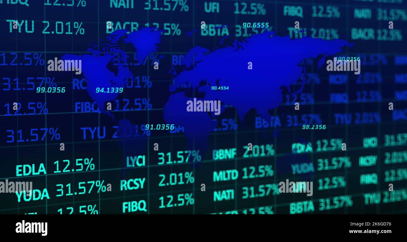 Image data processing map hi-res stock photography and images - Alamy