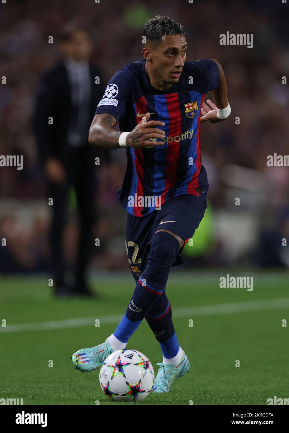 Barcelona, Spain, 12th October 2022. Raphinha of FC Barcelona during ...