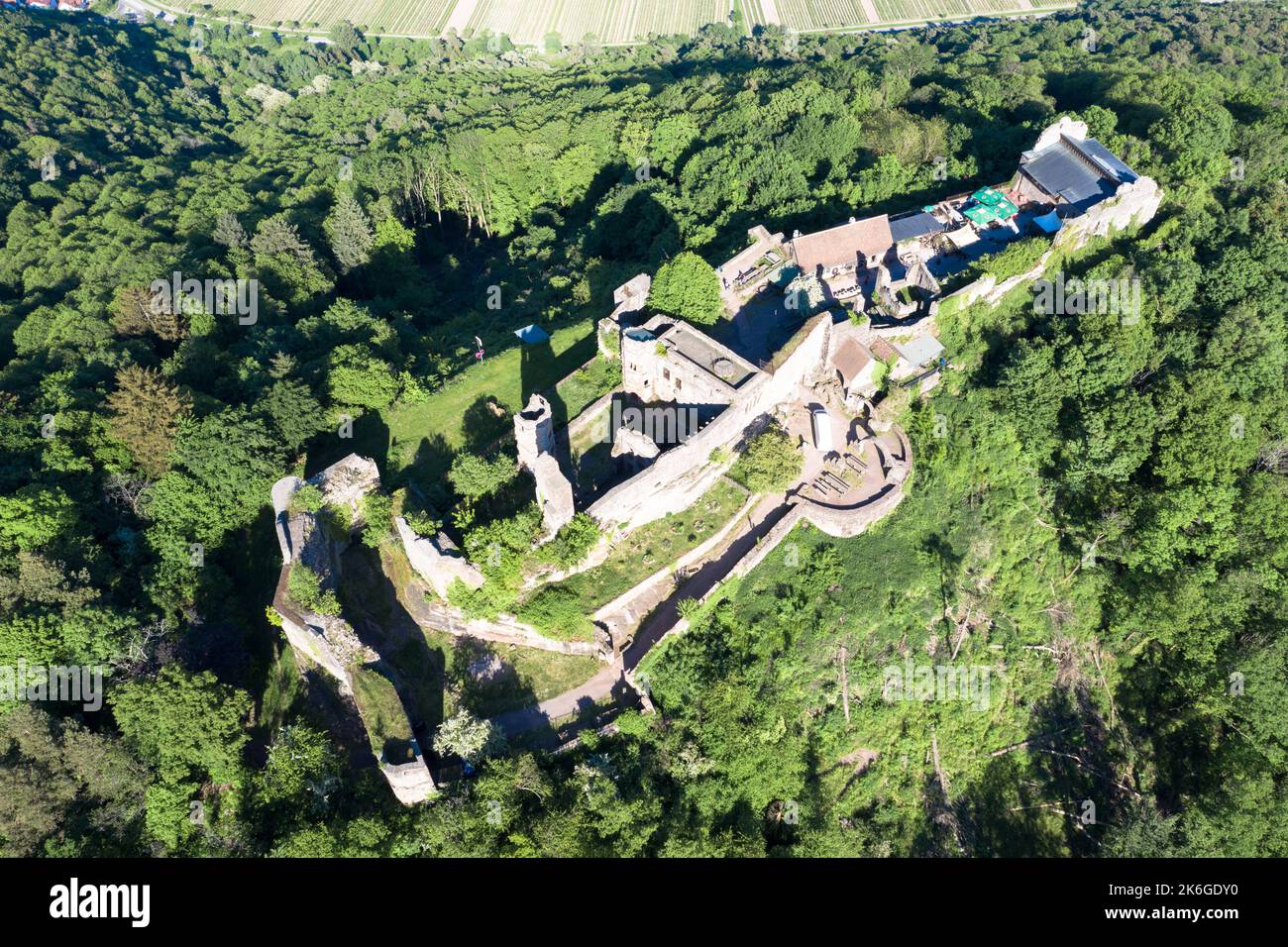 The Madenburg castle ruins are one of the largest and most important ...