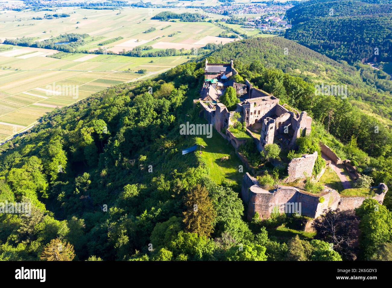 The Madenburg castle ruins are one of the largest and most important ...