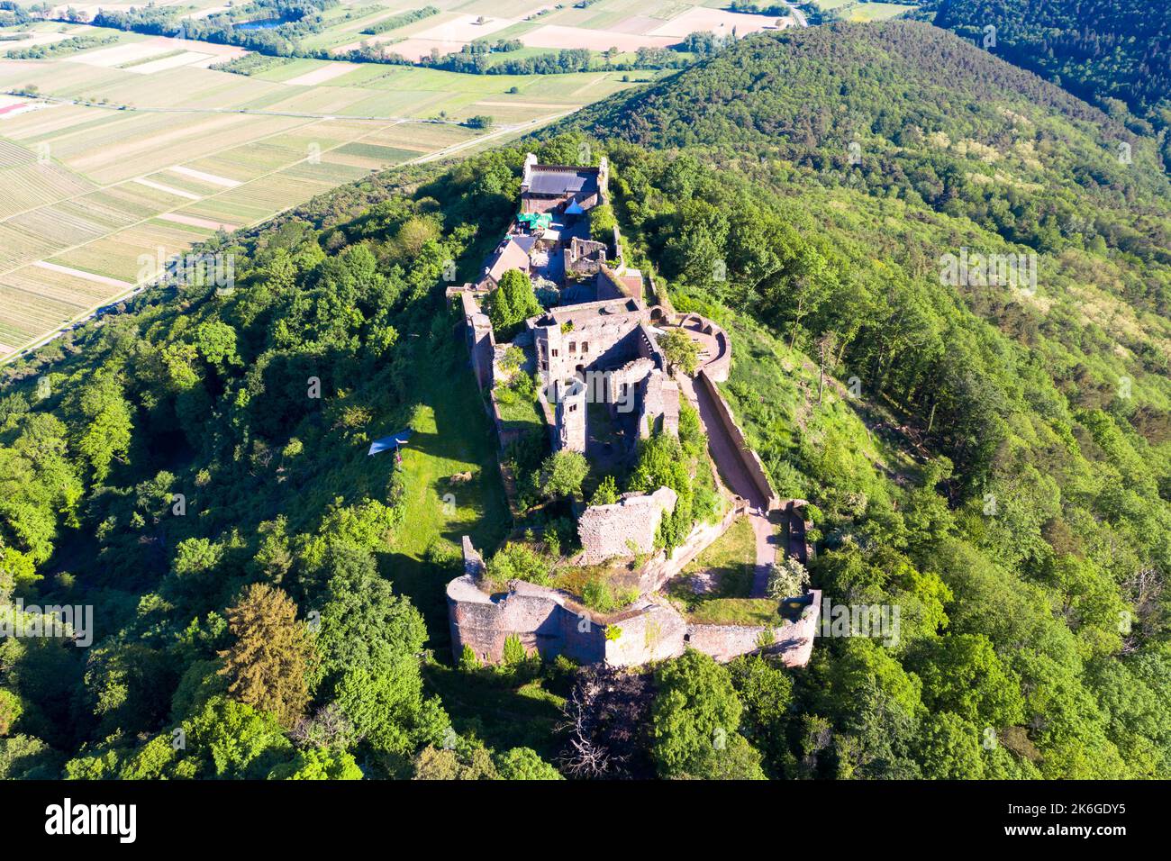 The Madenburg castle ruins are one of the largest and most important ...