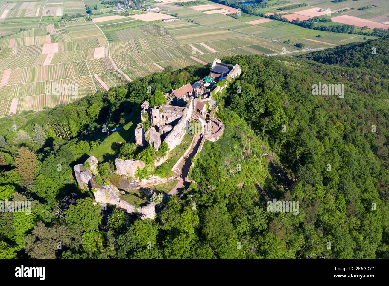 The Madenburg castle ruins are one of the largest and most important ...