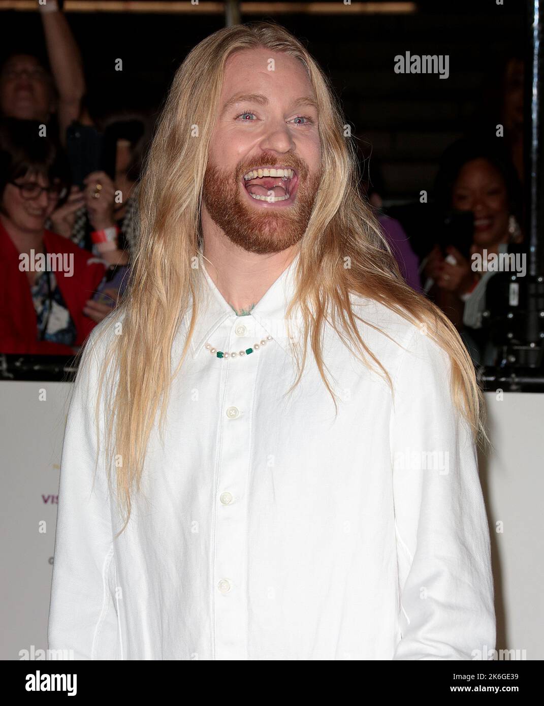 Oct 13, 2022 - London, England, UK - Sam Ryder attending National ...