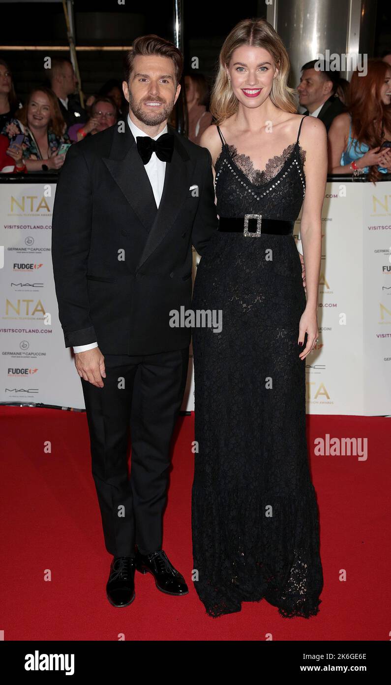 Oct 13, 2022 - London, England, UK - Joel Dommett and Hannah Cooper ...