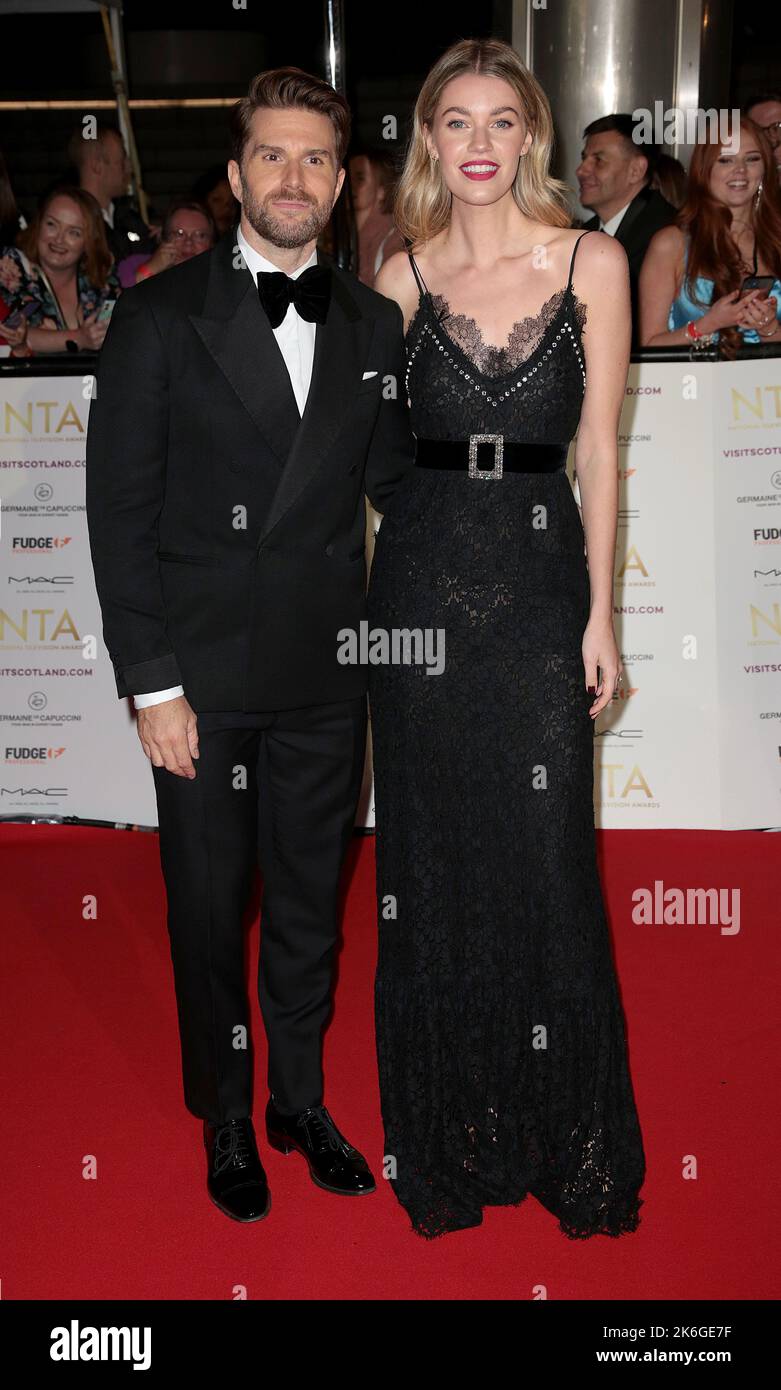 Oct 13, 2022 - London, England, UK - Joel Dommett and Hannah Cooper ...