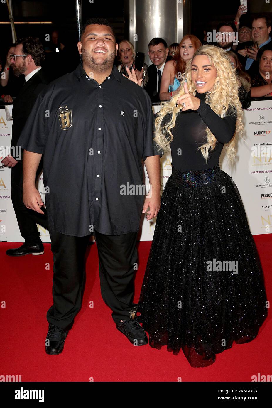 Oct 13, 2022 - London, England, UK - Harvey Price and Katie Price ...