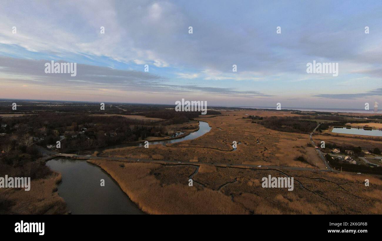 An aerial view of a natural landscape Stock Photo - Alamy