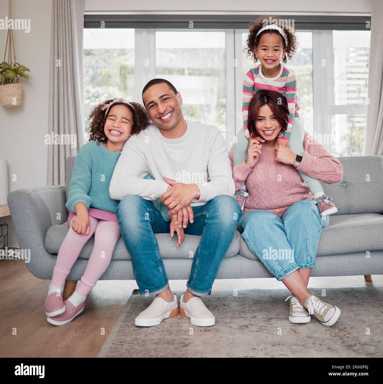 Kids will change your lives in all the best ways. Portrait of a happy ...