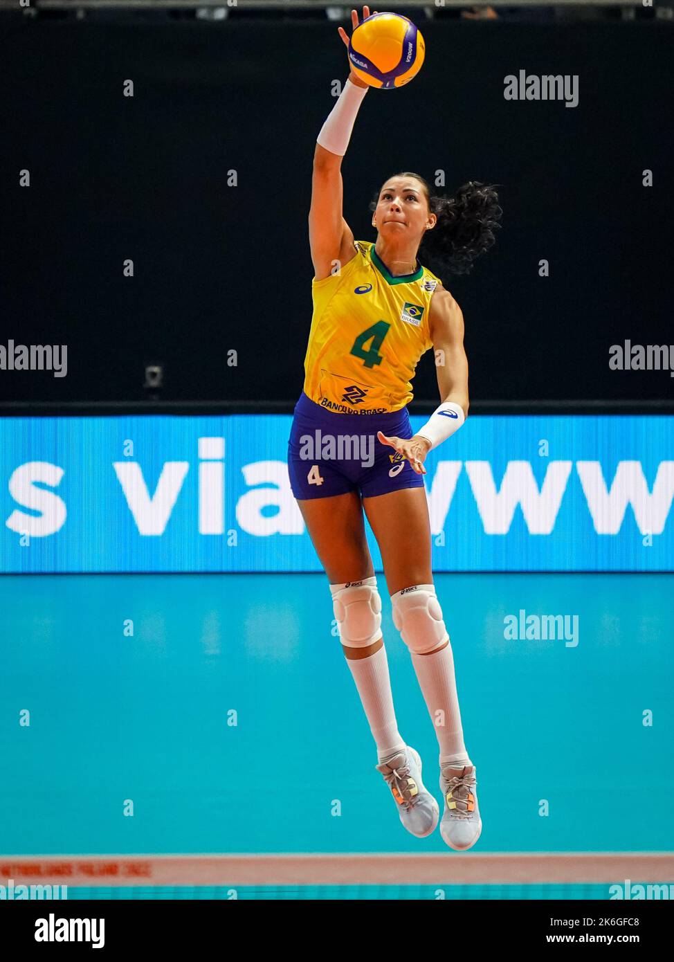 APELDOORN, NETHERLANDS - OCTOBER 13: Ana Carolina Da Silva of Brazil ...