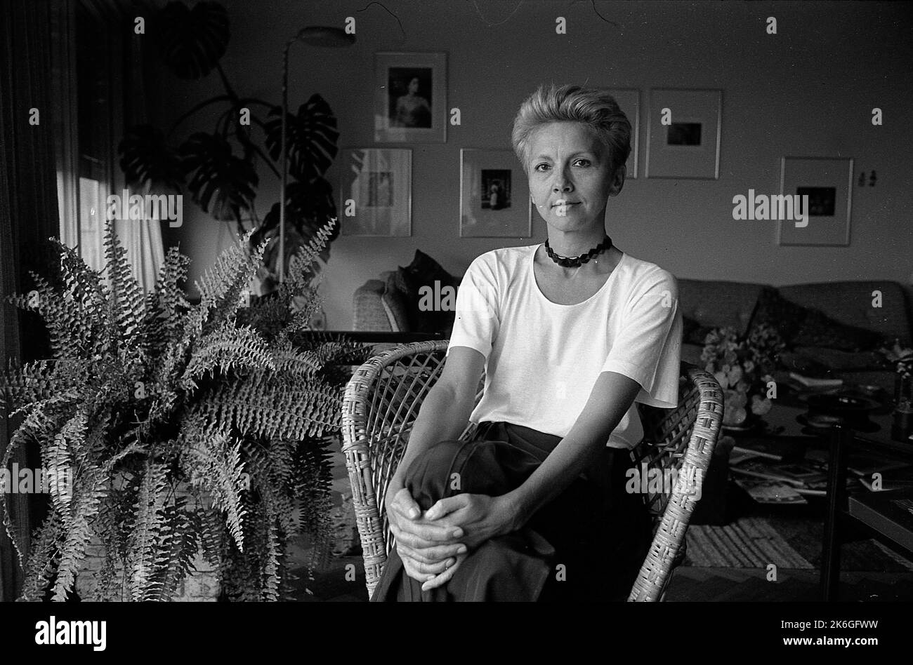 Agathe Gaillard, French photo gallery owner, during André Kertesz´s ...