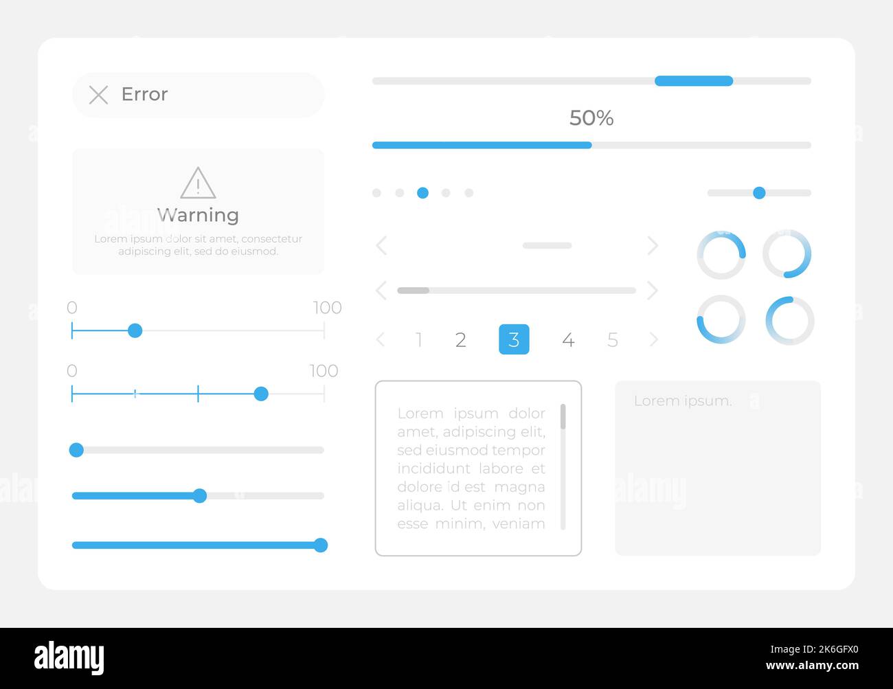 Ui sliders hi-res stock photography and images - Alamy