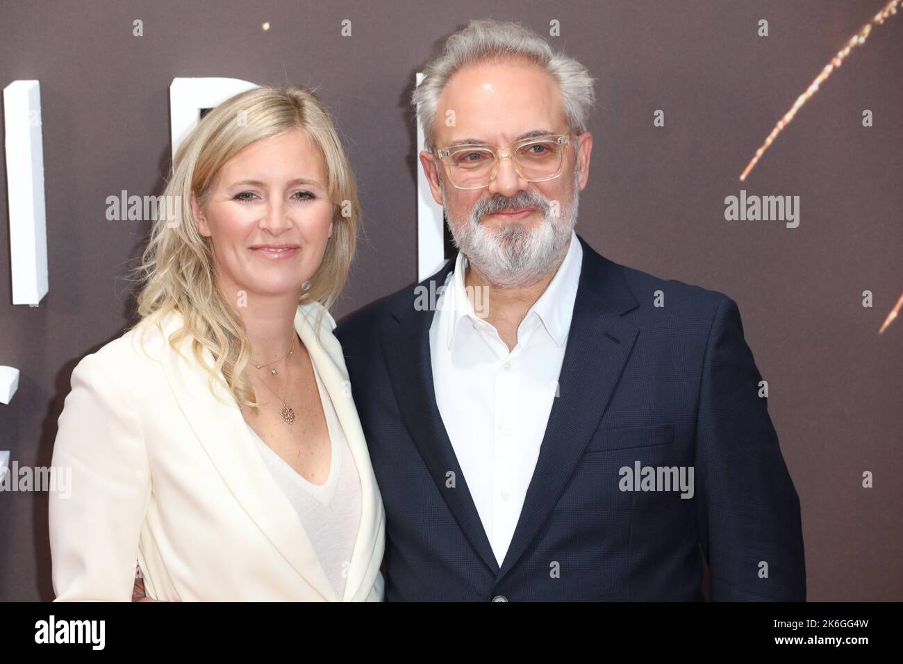 Sam Mendez attends film premiere of 'Empire of Light' during the 2022 London Film Festival Stock ...