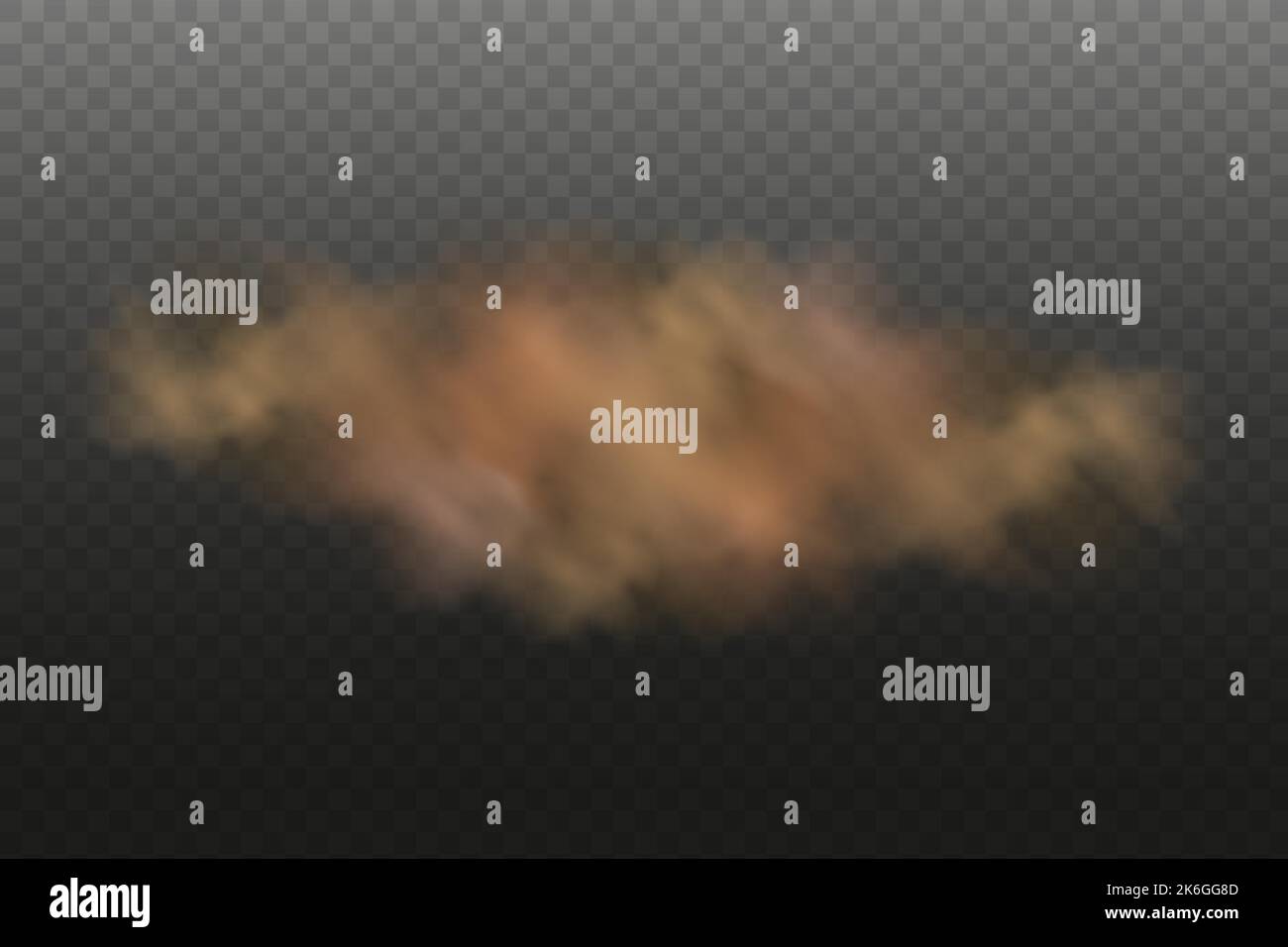 Realistic vector isolated on transparent background.Dust cloud with ...
