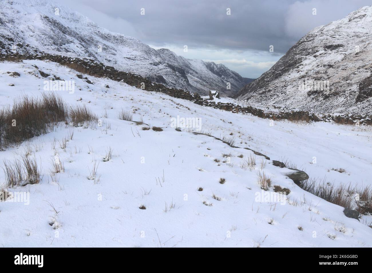 Welsh mountain winter scene in rural Wales Stock Photo - Alamy