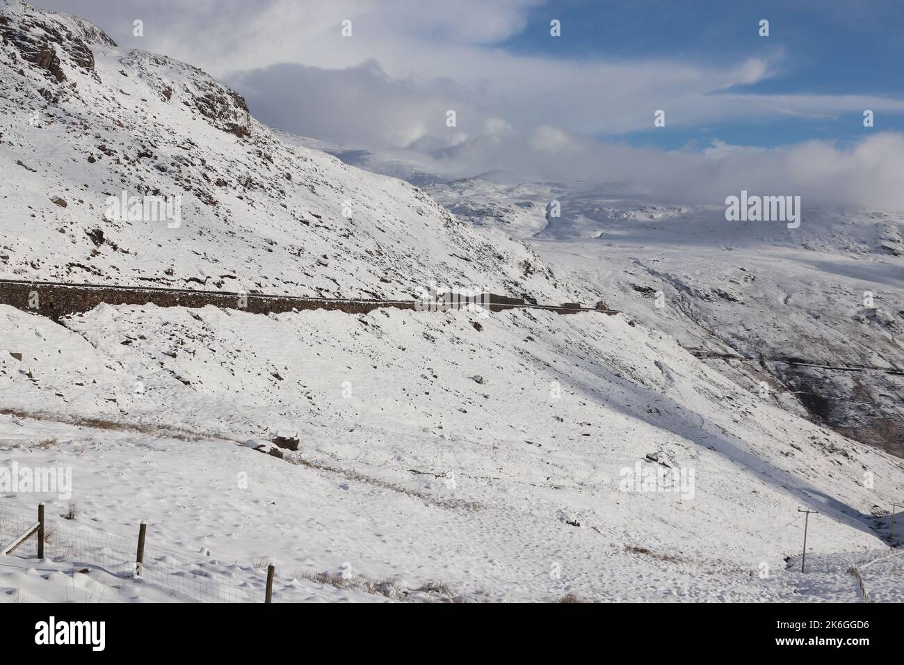 Welsh mountain winter scene in rural Wales Stock Photo - Alamy