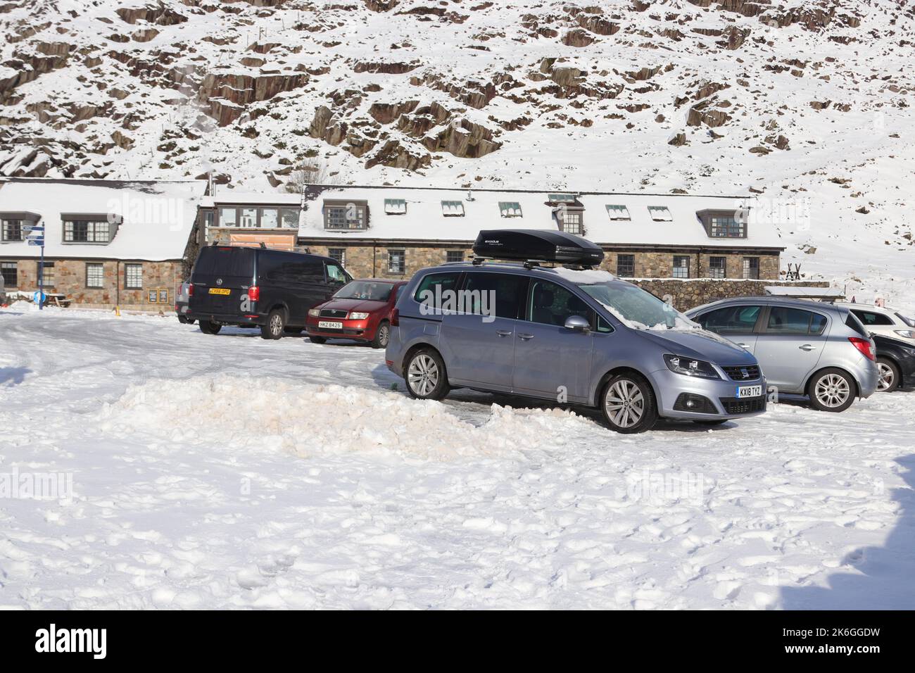 Welsh mountain winter scene in rural Wales Stock Photo - Alamy