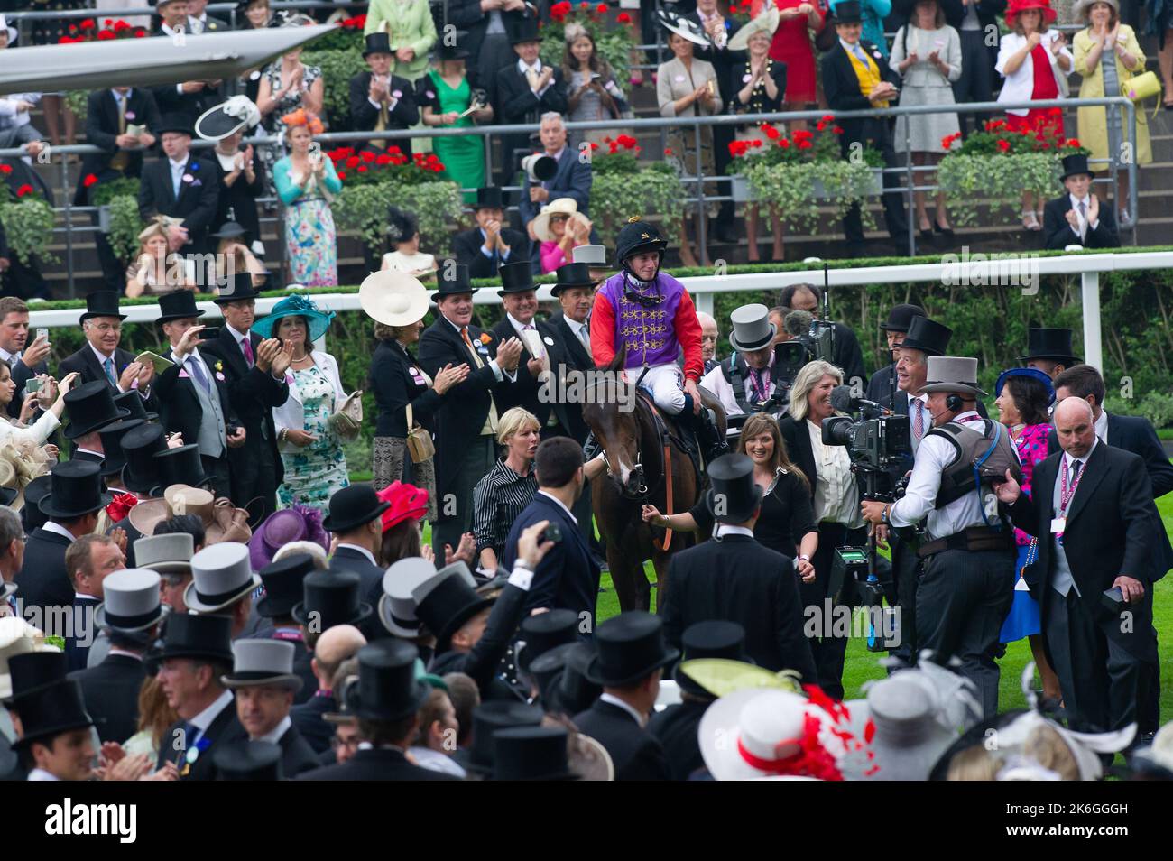 Ascot, Berkshire, UK. 20th June, 2013. Jockey Ryan Moore returns to the ...