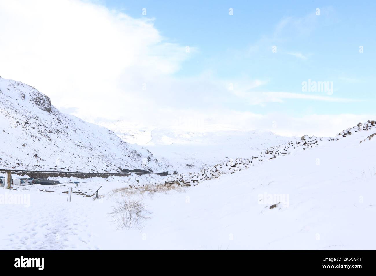 Welsh mountain winter scene in rural Wales Stock Photo - Alamy