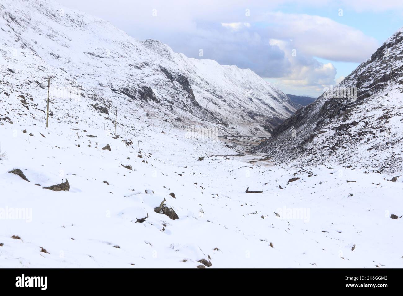 Welsh mountain winter scene in rural Wales Stock Photo - Alamy