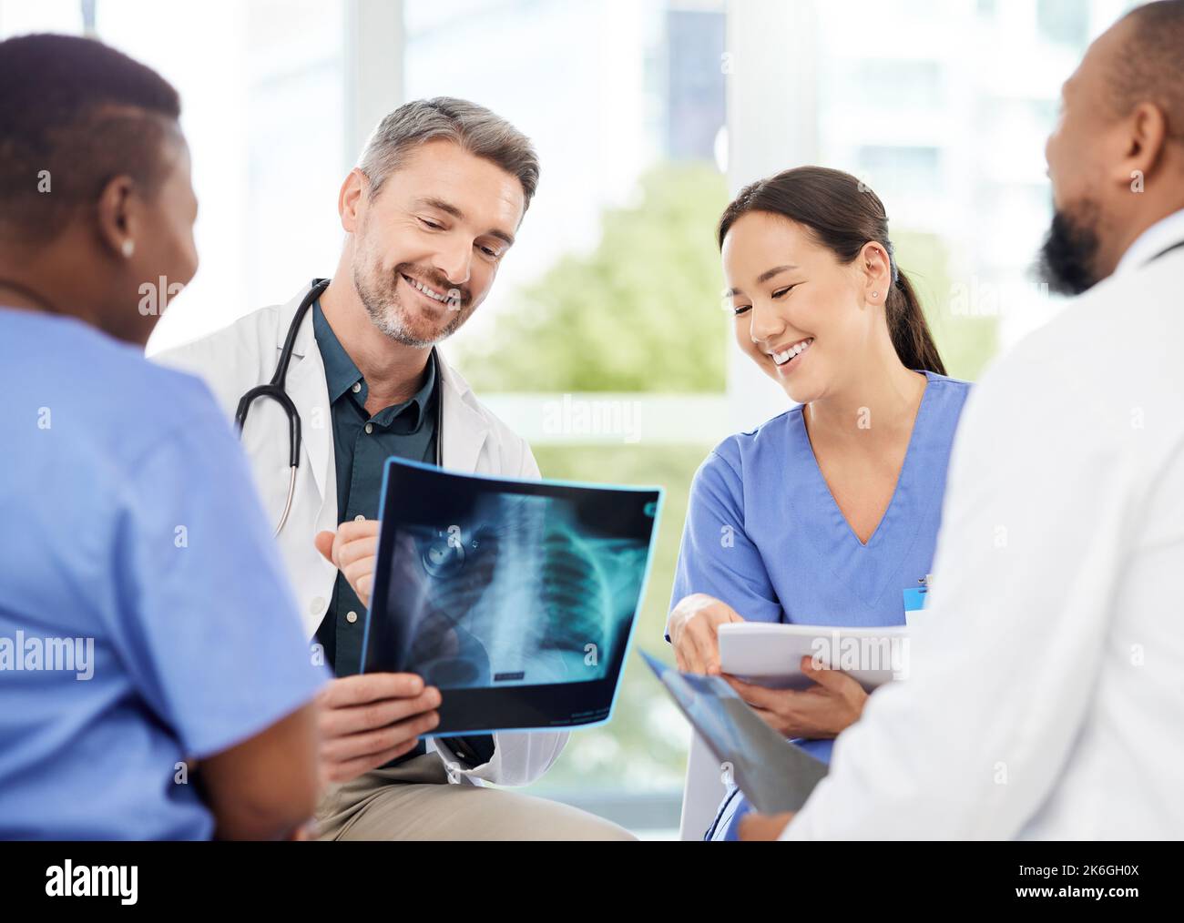 He is the best surgeon around. a group of medical practitioners ...