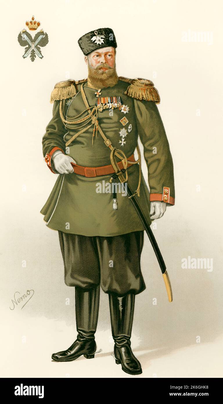 Alexander III of Russia, 1845 - 1894, Emperor of Russia ...