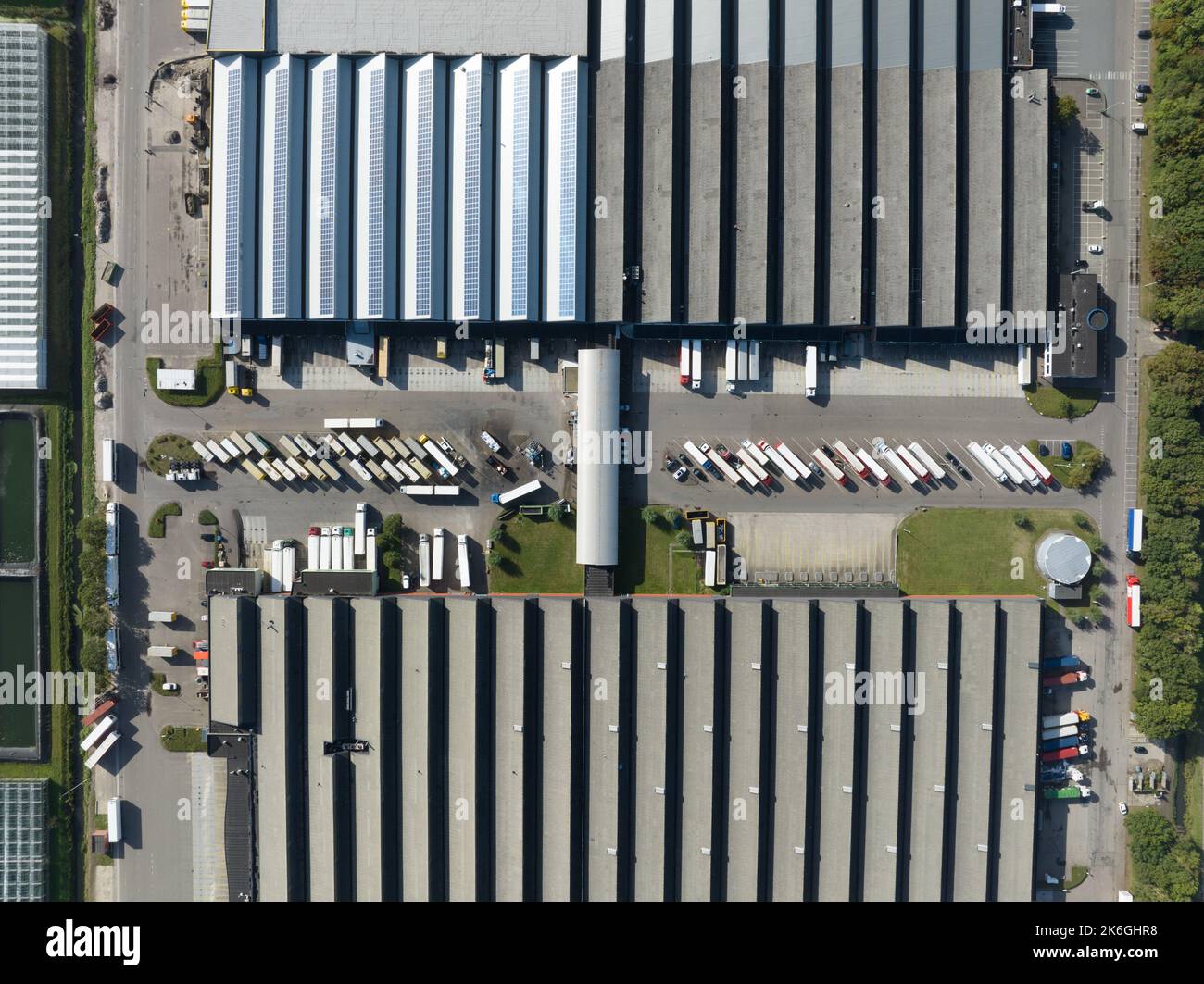 Bleiswijk, 17th of September 2022, The Netherlands. Transport trucks ...