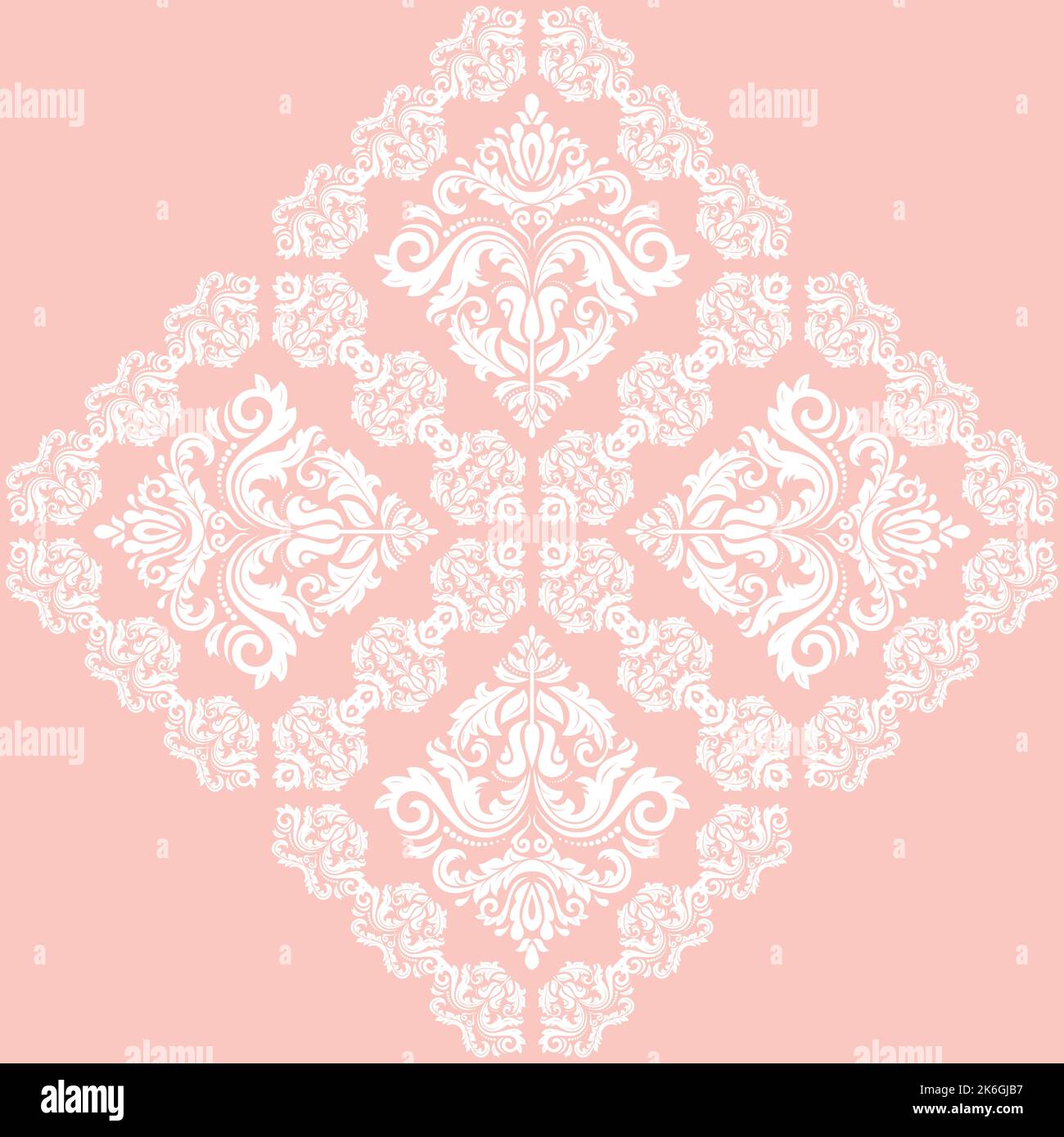 Elegant vintage ornament in classic style. Abstract traditional pattern ...