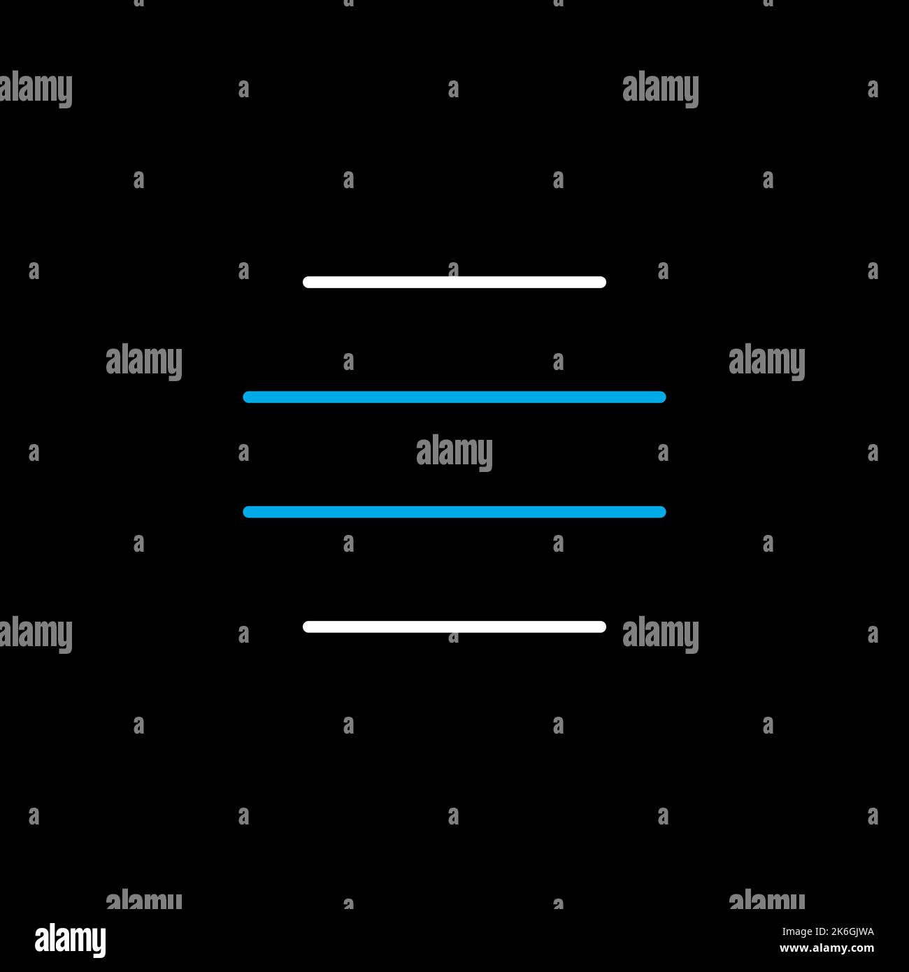 Fog vector isolated icon on black background. Meteorology sign. Graph ...