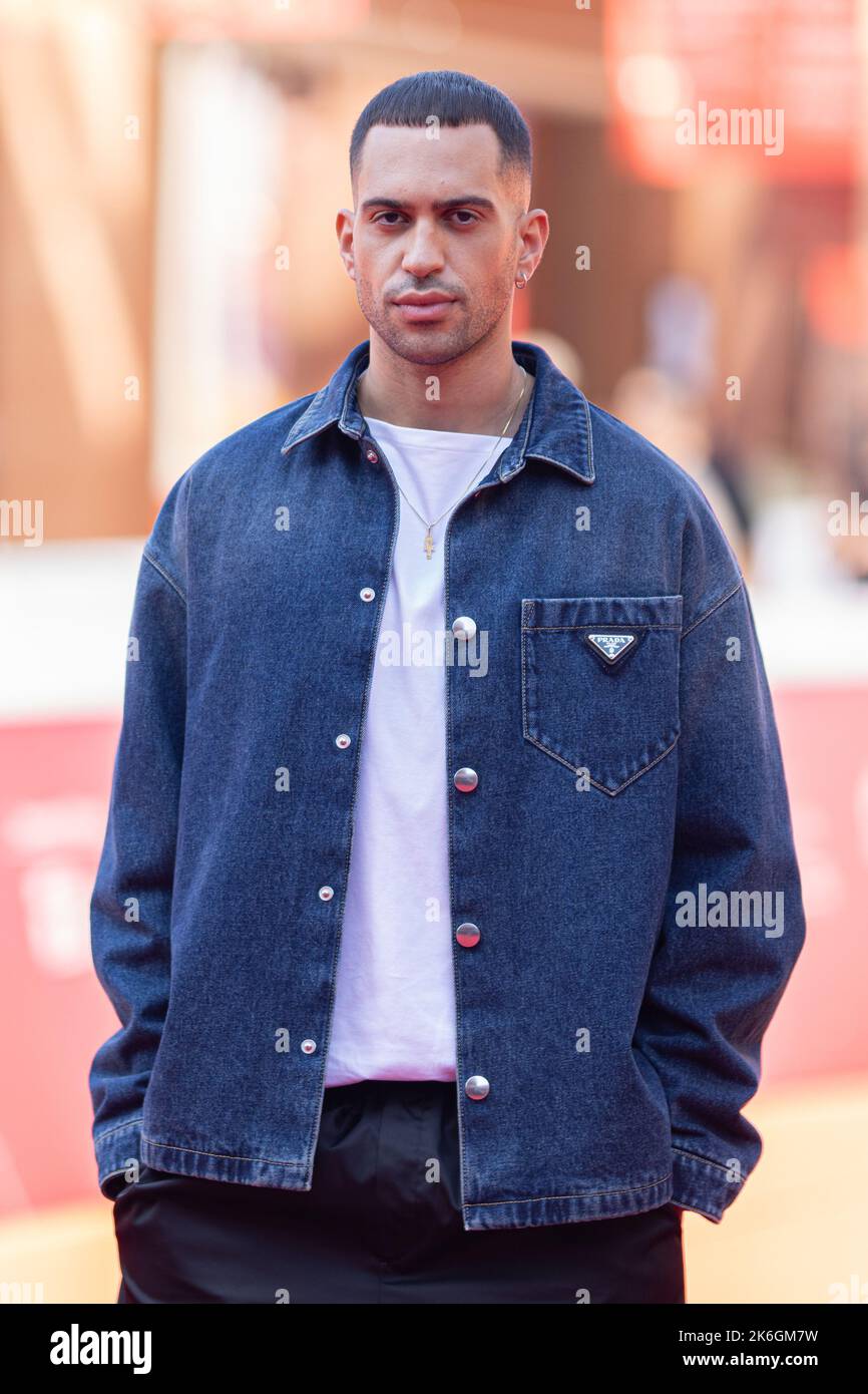 Rome, Italy, October 14, 2022 - Mahmood attends at red carpet of the 17 ...