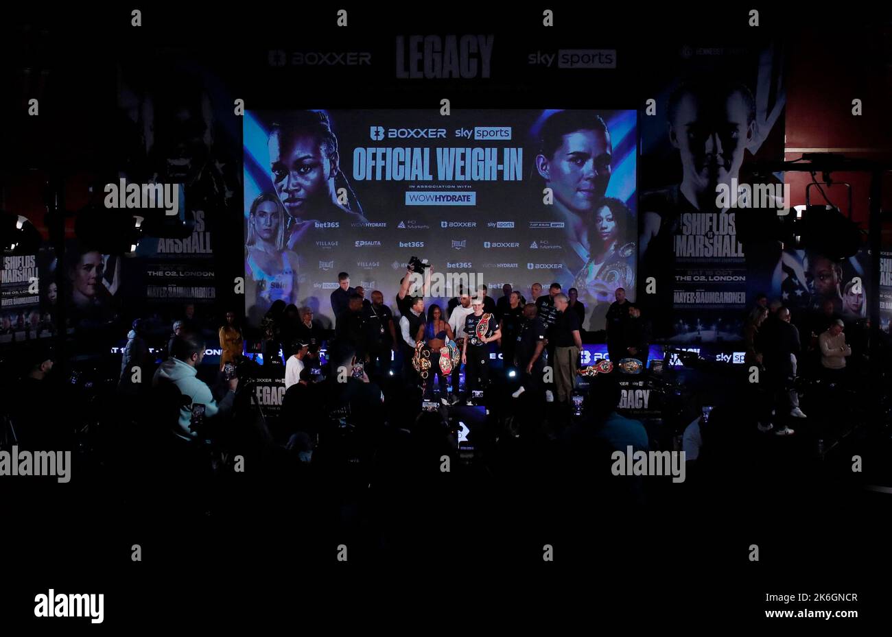 Savannah marshall and claressa shields weigh in genesis cinema hi-res ...