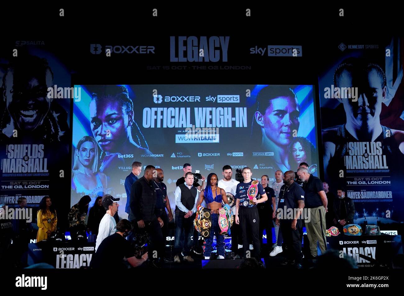 Savannah marshall and claressa shields weigh in genesis cinema hi-res ...