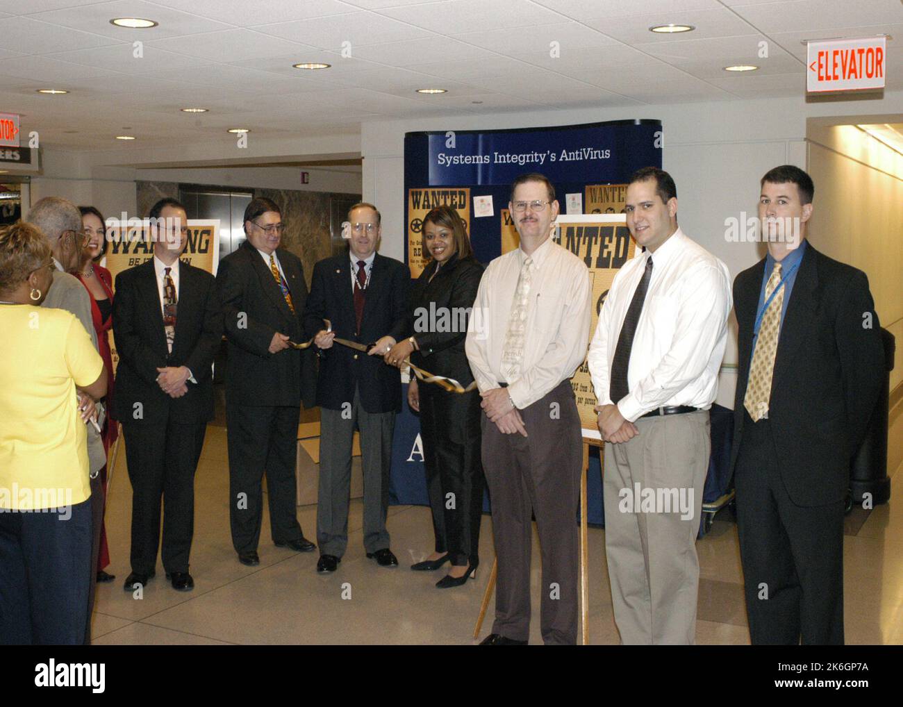 Ribbon cutting event for launch of computer systems integrity anti ...