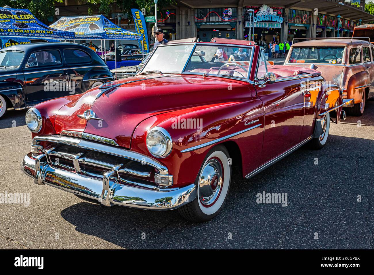 Falcon Heights, MN - June 19, 2022: High perspective front corner view ...