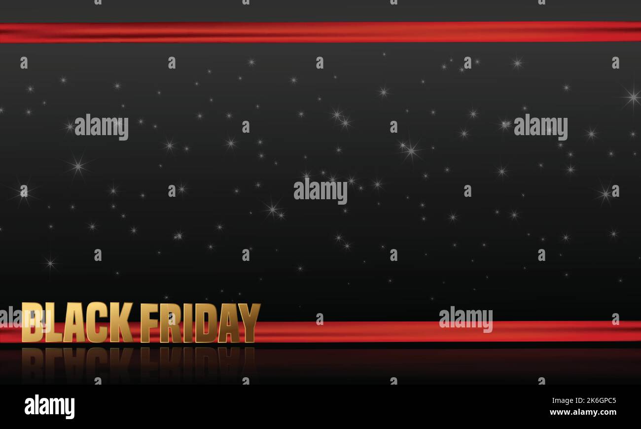 Black friday sale promotion celebration frame background with confetti ...