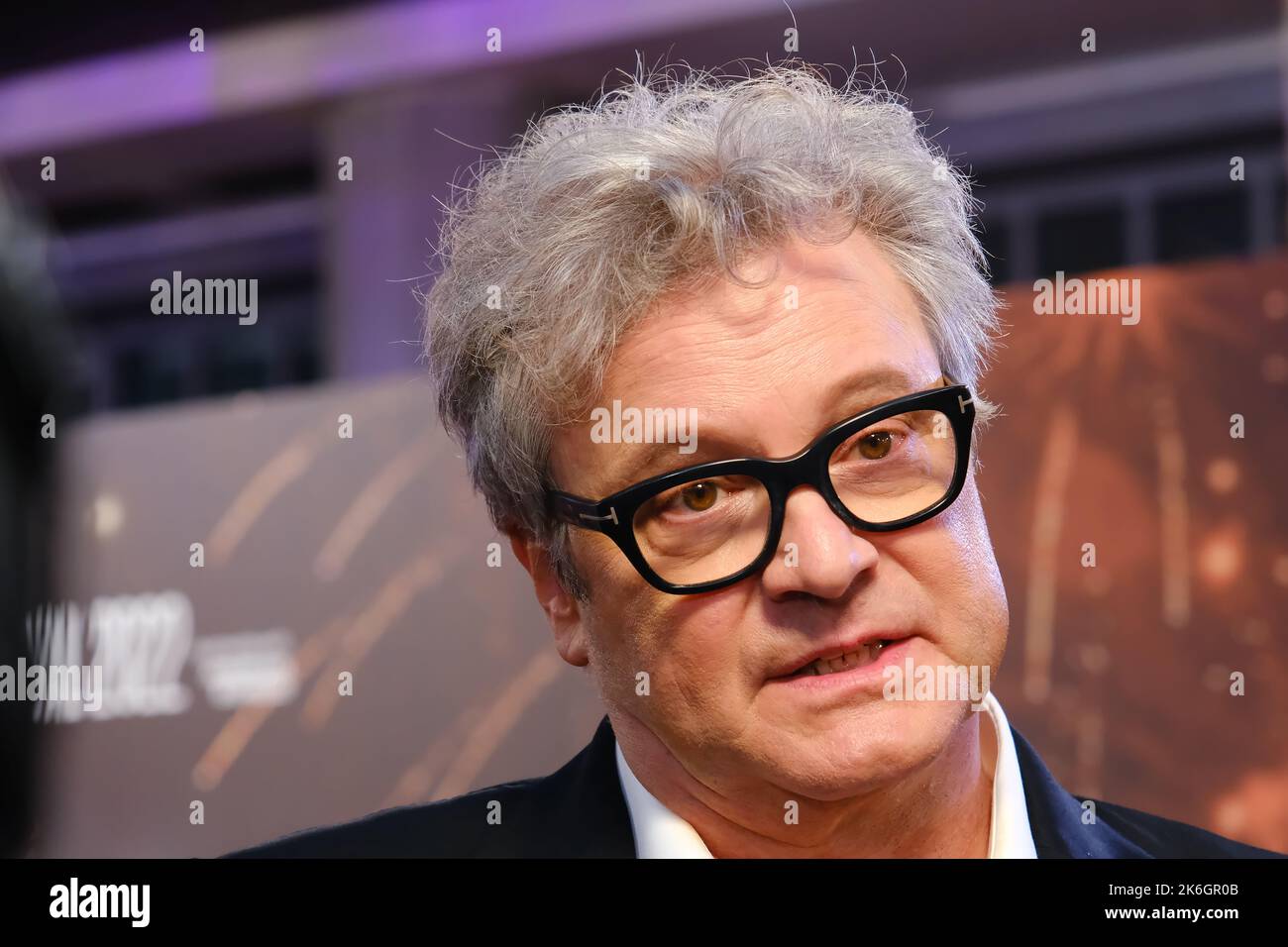 Colin Firth attends film premiere of 'Empire of Light' during the 2022 ...