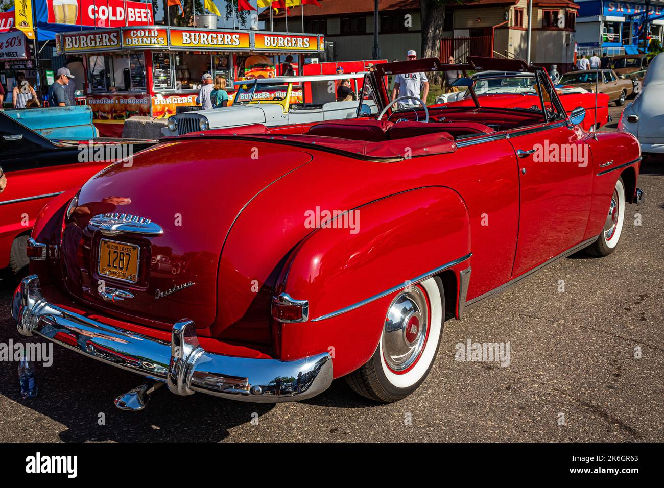 Falcon Heights, MN - June 19, 2022: High perspective rear corner view ...