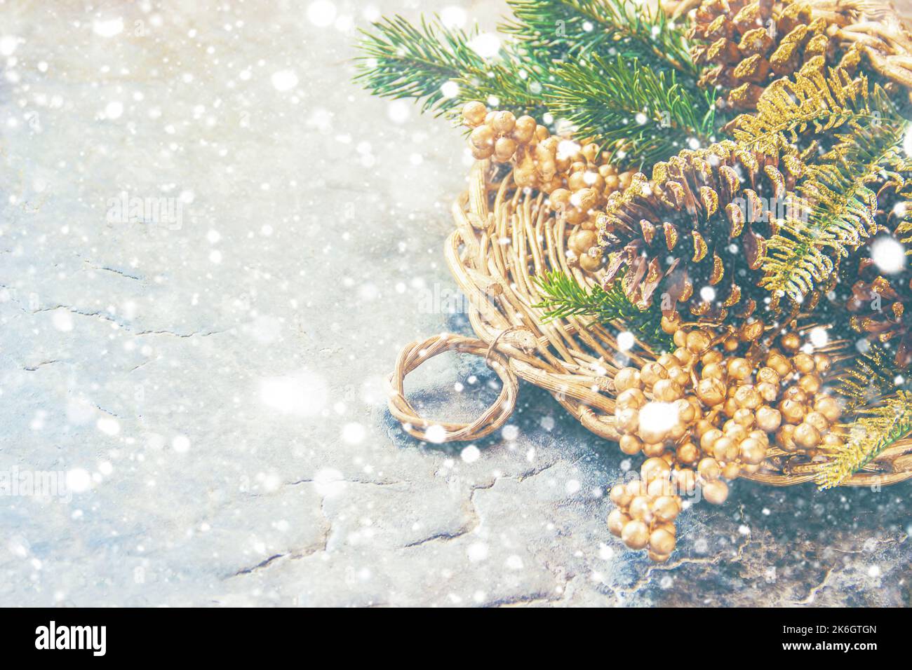 Christmas background. happy New Year. Selective focus Holiday Stock ...