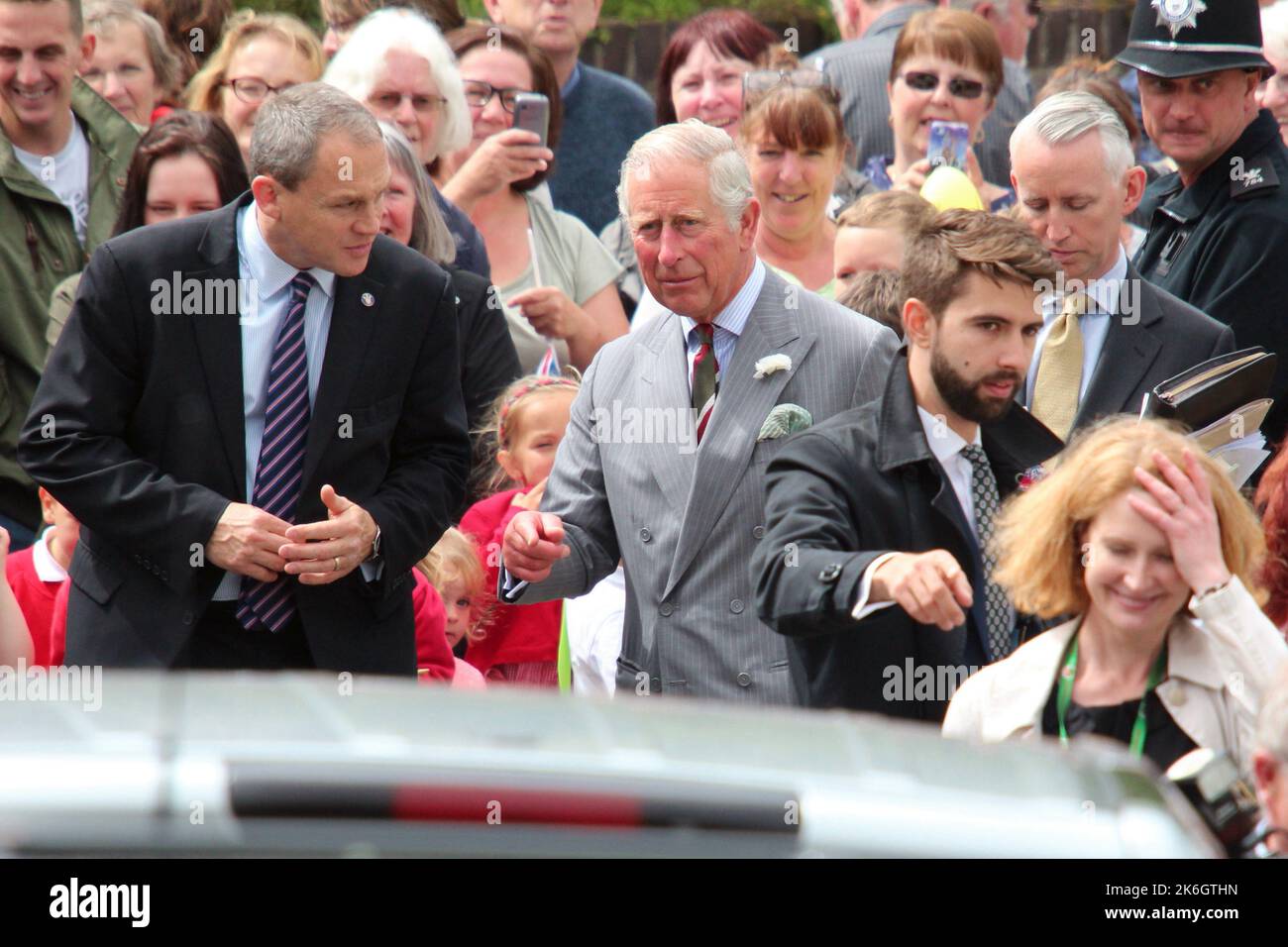 Prince Charles the Prince of Wales, visits North Wales Stock Photo - Alamy