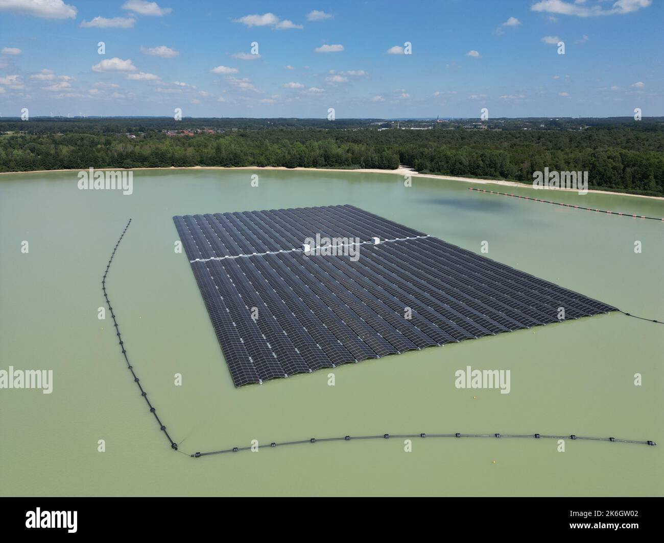 Largest Floating Solar Panel Farm in Germany Stock Photo - Alamy