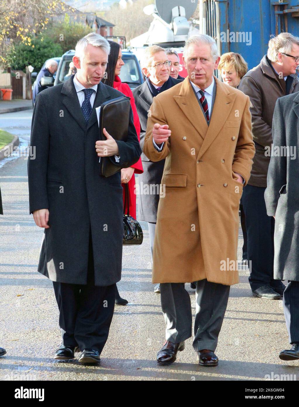 Prince Charles the Prince of Wales, visits North Wales Stock Photo - Alamy