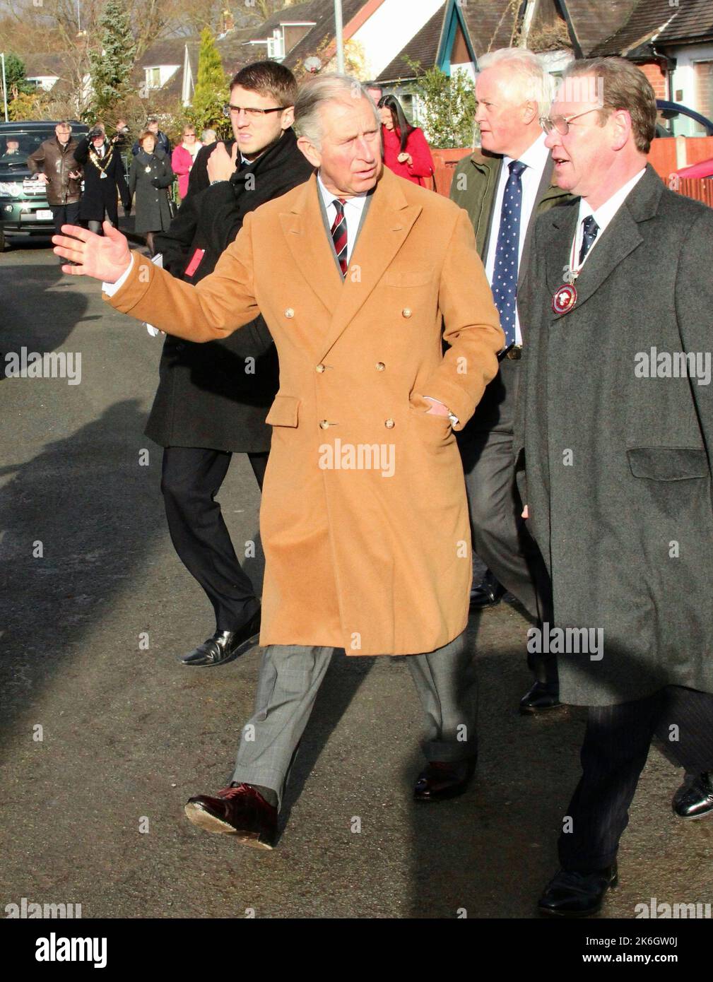 Prince Charles the Prince of Wales, visits North Wales Stock Photo - Alamy