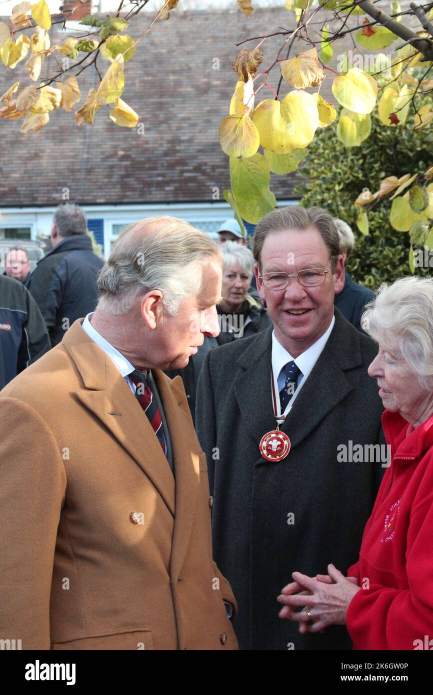 Prince Charles the Prince of Wales, visits North Wales Stock Photo - Alamy