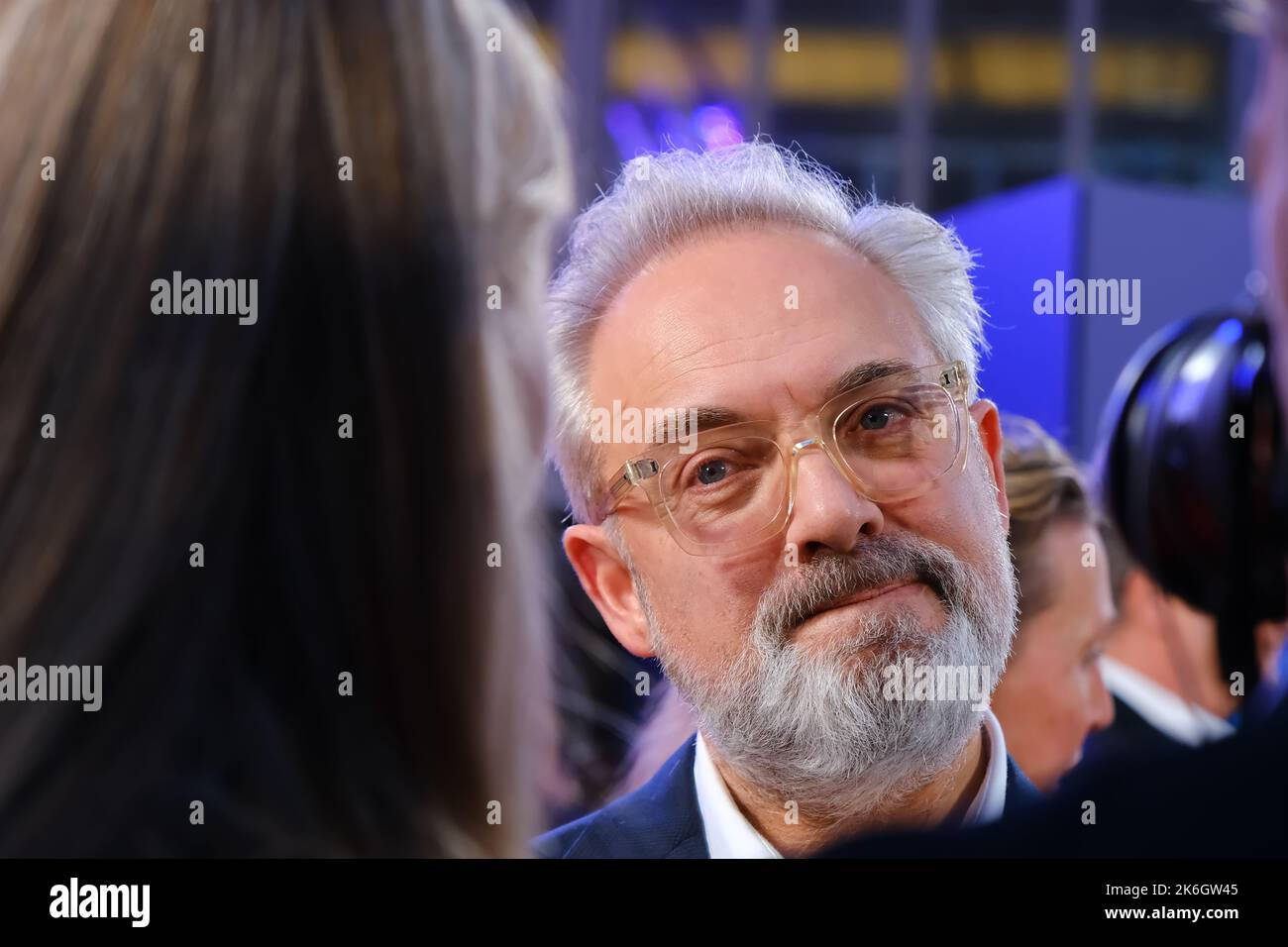 Sam Mendez attends film premiere of 'Empire of Light' during the 2022 ...