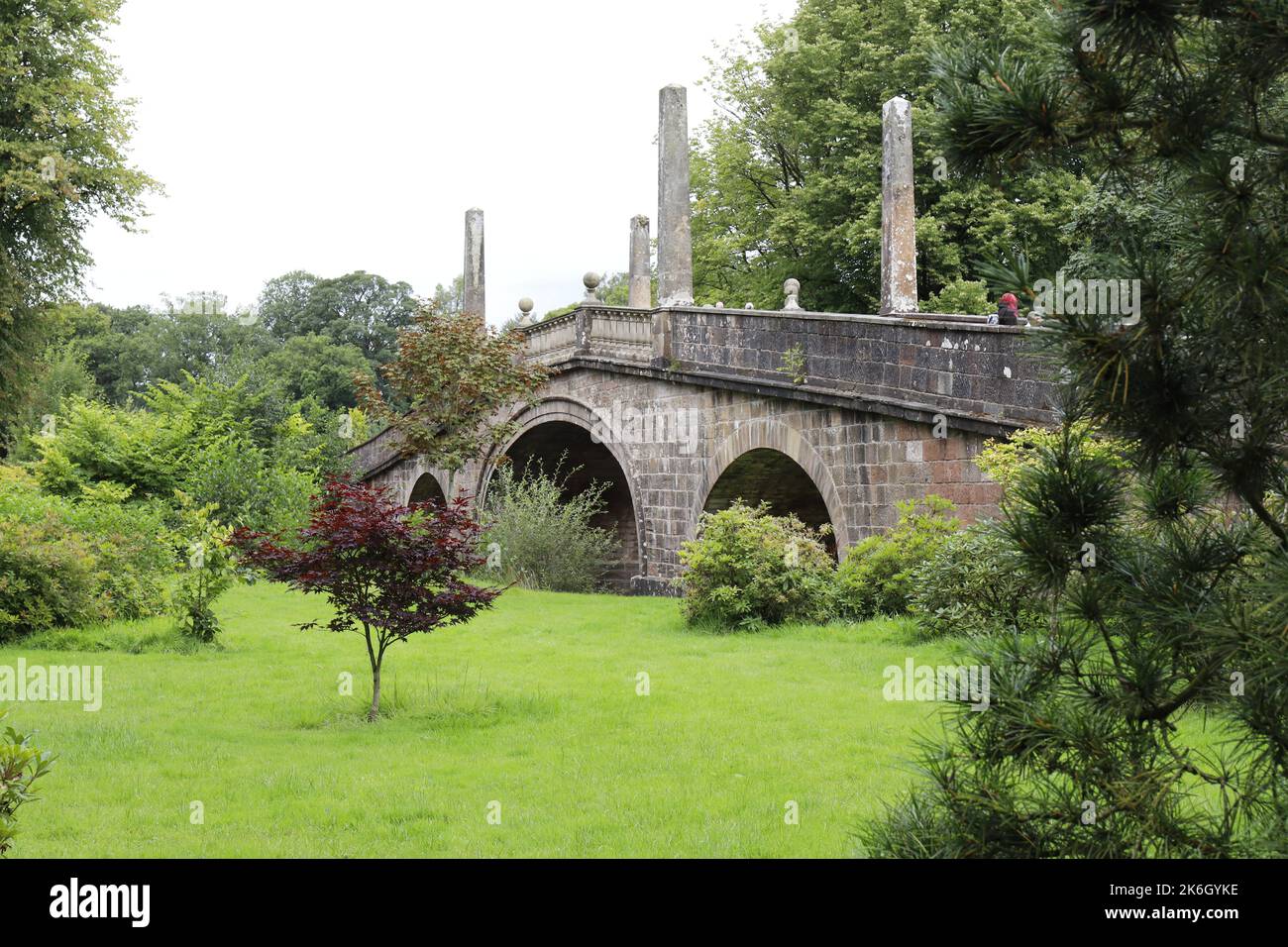 The Adam Bridge at Dumfries House, in Ayrshire, Scotland Stock Photo ...