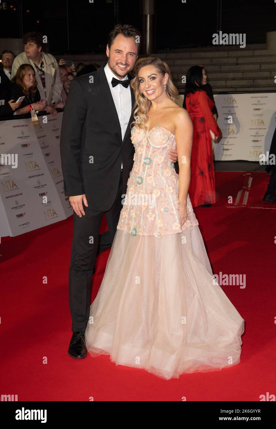 London, England. UK, 13/10/2022, James Bye and Amy Bowden attend the ...