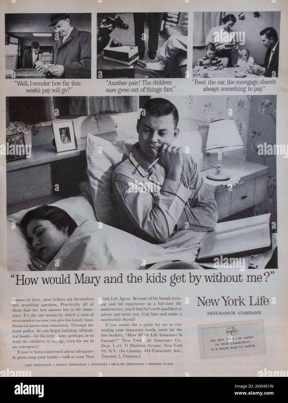 Vintage 2 June 1961 "Life" Magazine Advert, USA Stock Photo - Alamy