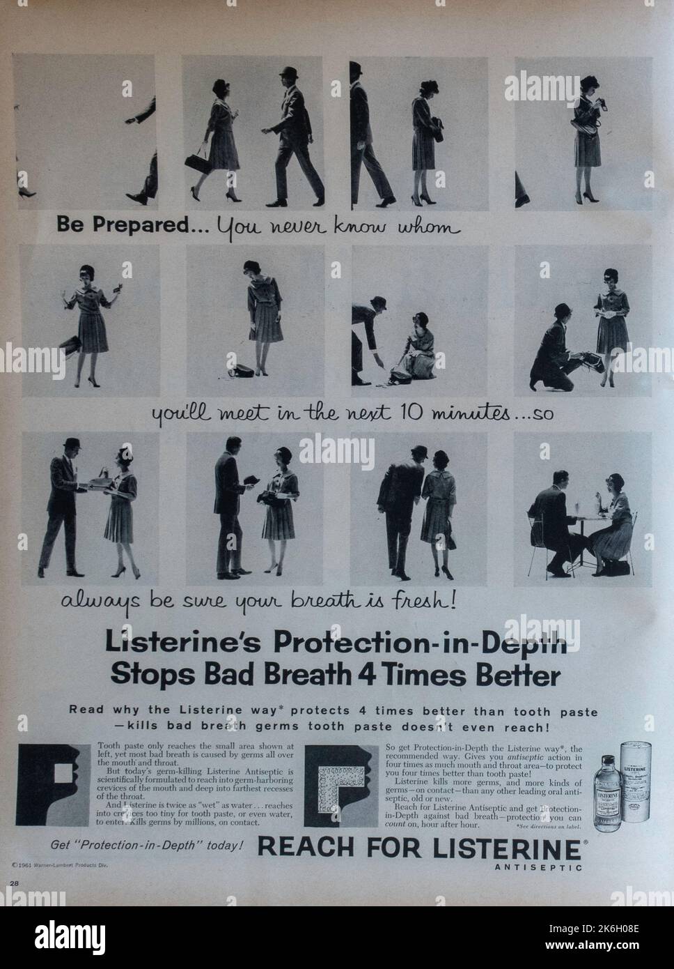 Vintage 2 June 1961 "Life" Magazine Advert, USA Stock Photo - Alamy